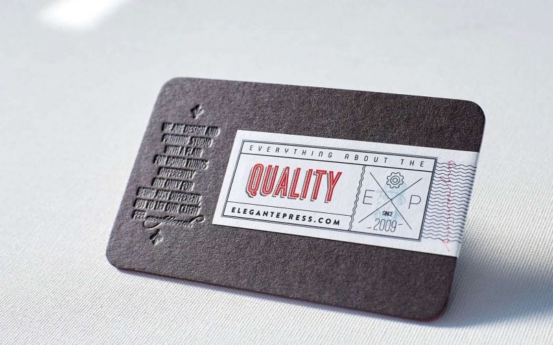 The most expensive business cards we have printed yet | Elegante Press
