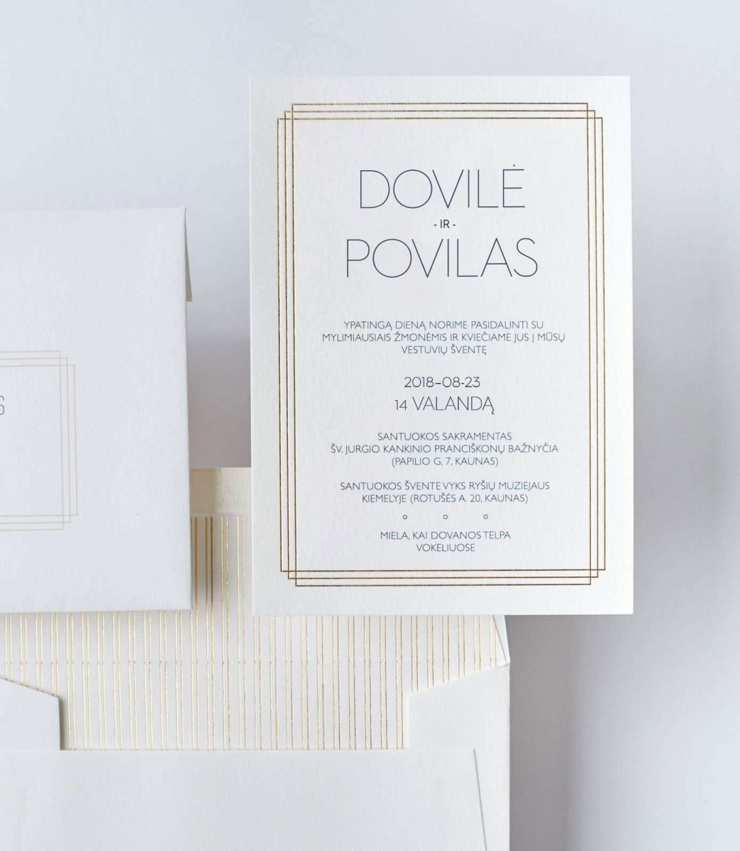 Modern Luxury Wedding Invitations – Elegante Press