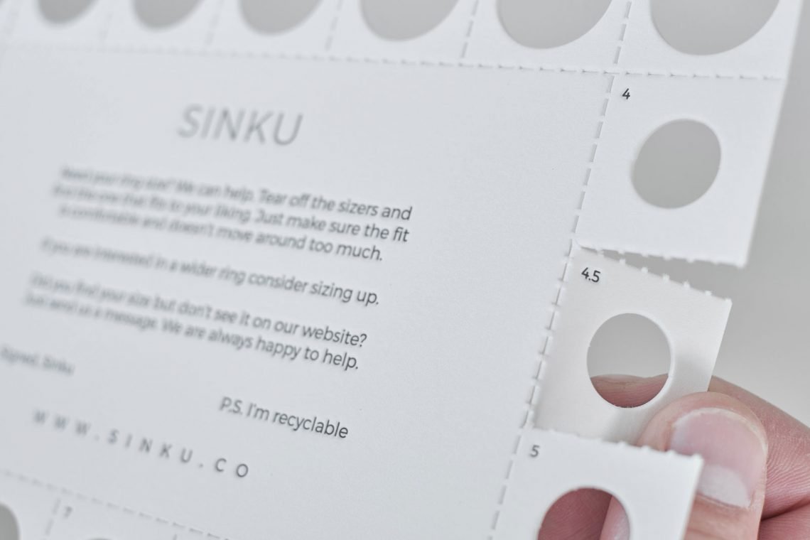Paper Ring Sizer – Stationery – Elegante Press